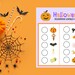 Halloween Neighborhood Scavenger Hunt - Dot Marker - Two Versions - Etsy