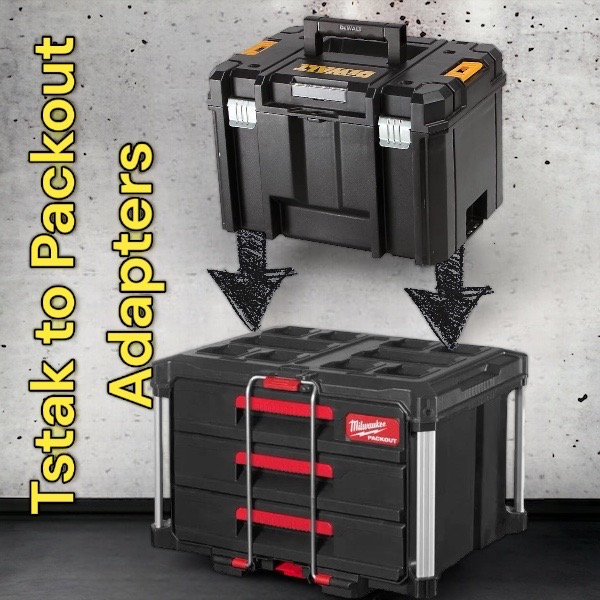 Dewalt TSTAK to MILWAUKEE PACKOUT Adapter – 3D Printed Tool Storage ...