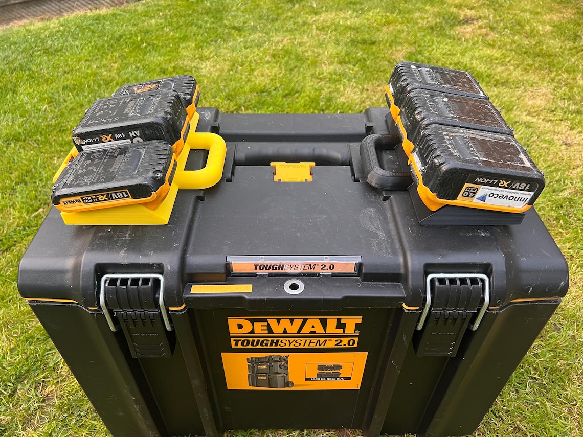 Battery Caddy Dewalt Toughsystem 2.0 Battery Holder Adapter - Etsy