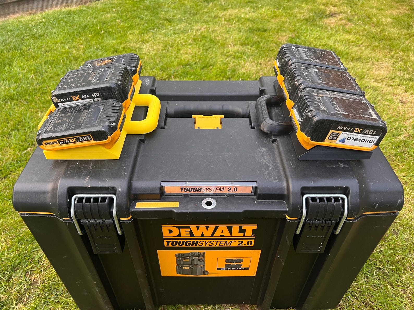 Battery Caddy Dewalt Toughsystem 2.0 Battery Holder Adapter - Etsy