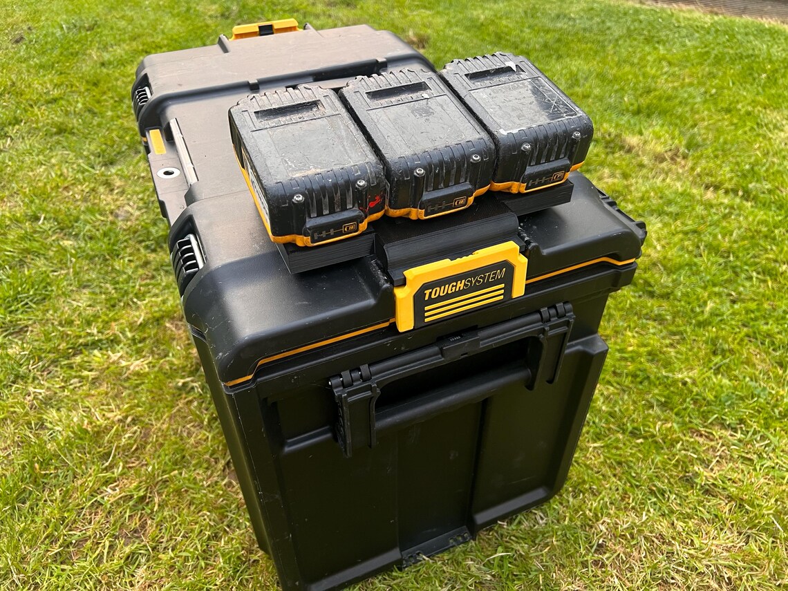 Battery Caddy Dewalt Toughsystem 2.0 Battery Holder Adapter - Etsy