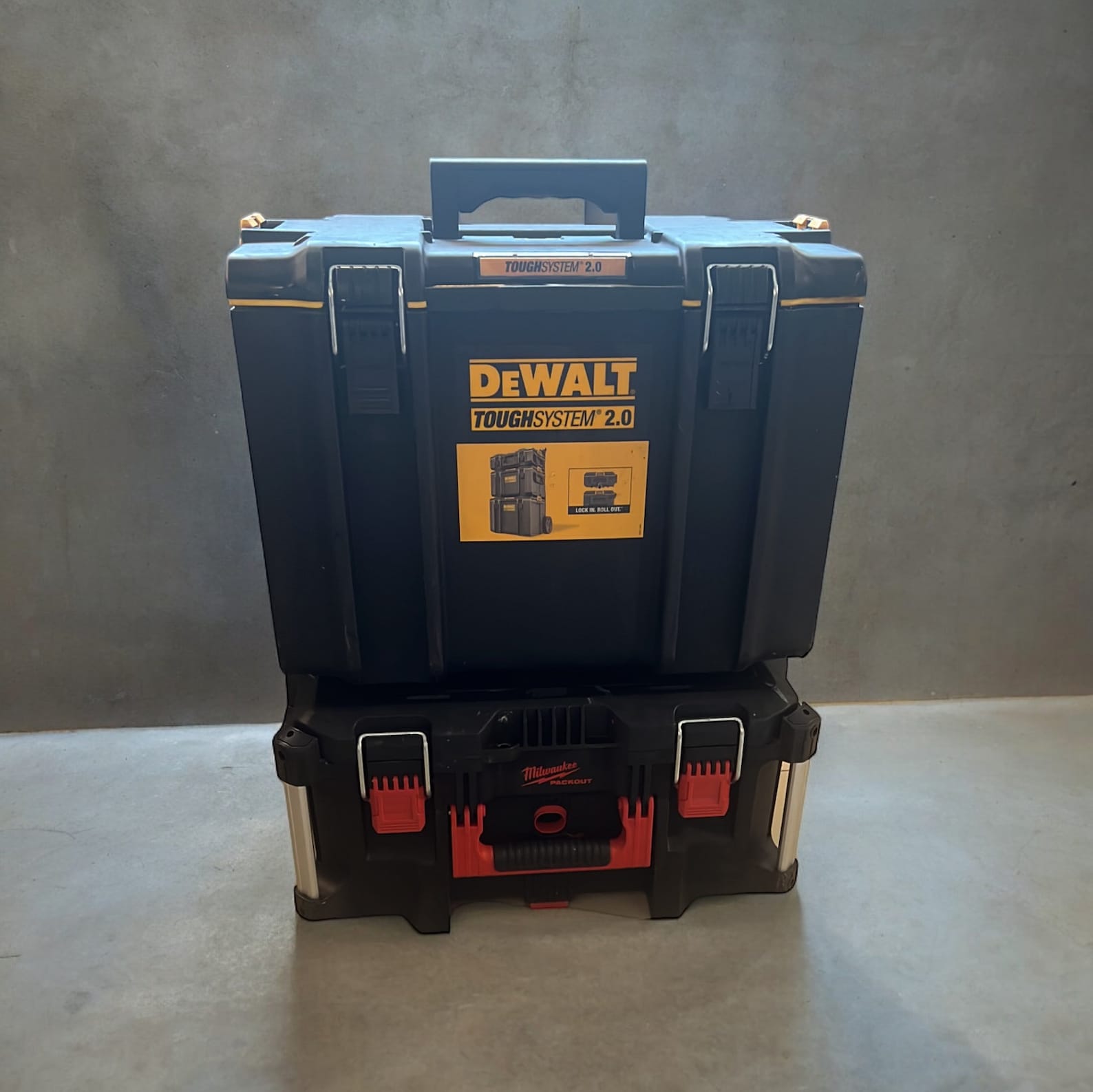 Dewalt Toughsystem 2.0 to Milwaukee Packout Adapter – Secure Toolbox ...