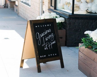 Free Standing Wooden Welcome Sign - Etsy