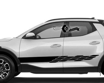 New Pair Side Doors Rocker Panel Vinyl Stickers Decal Graphic Kit for ...