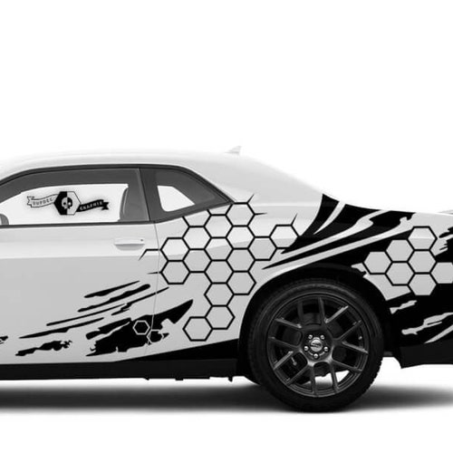 Honeycomb JDM Car Livery Decal Sticker / Color Printed Wrap / - Etsy Israel