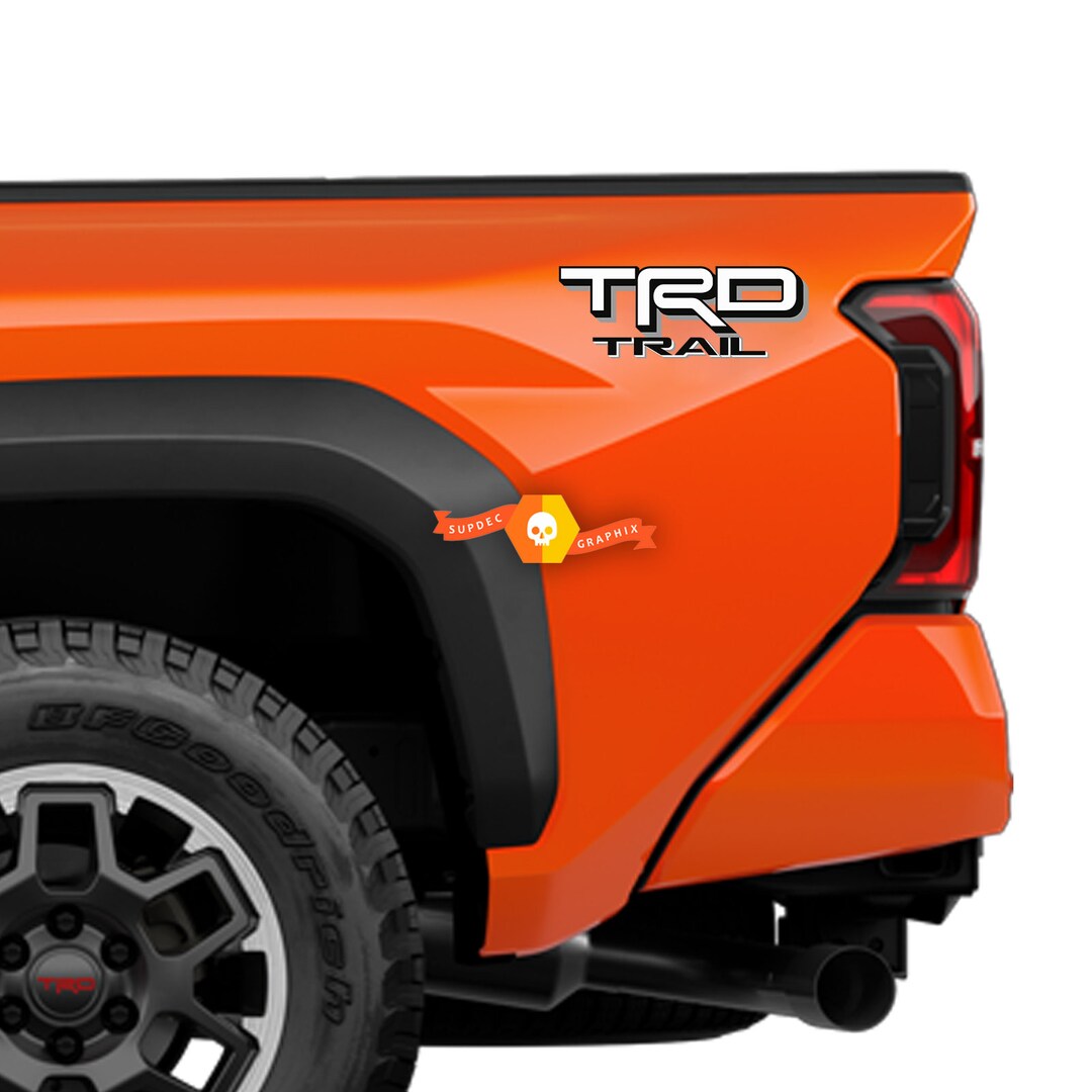 Pair TRD Trail Decal Vinyl Sticker Fit for Tacoma 2024 Truck - Etsy