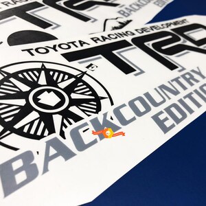 Backcountry Edition 4X4 Bed Side Mountains Compass Tree Decals Stickers ...