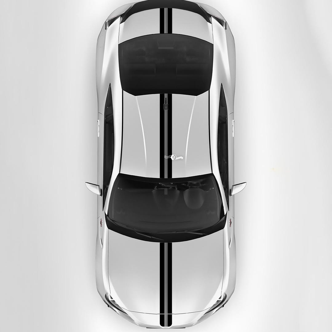 Hood Roof Trunk Racing Stripes Graphics Decals Stickers Fit to Toyota ...