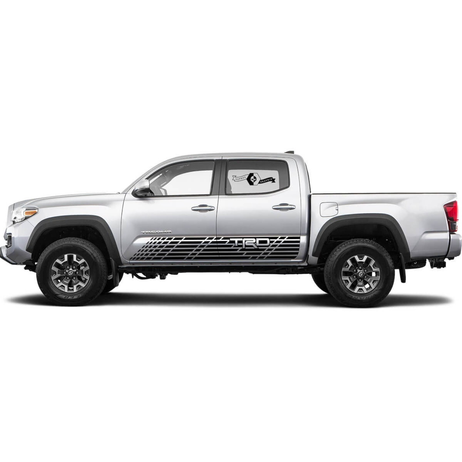 2X Side Vinyl Decals Rocker Panel Graphics Racing Sticker Kit off Road ...