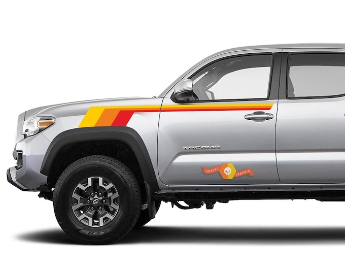 Racing Retro Vintage Stripe Kit Sport 4x4 off Road PRO Decal | Etsy