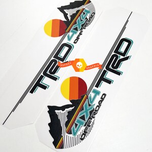 New TRD 4x4 off Road With Mountains Vintage Sunset Retro Old Style Side ...