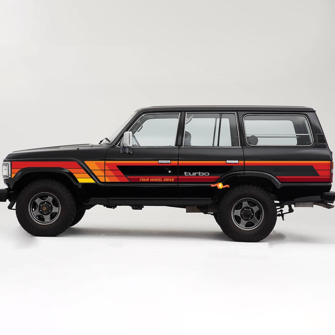 Vintage Graphics Stripes Decals for Toyota LAND CRUISER 60-SERIES - Etsy