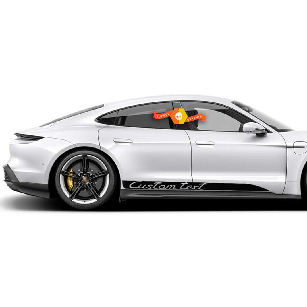 Side Stripes Kit Custom Decal Sticker for Carrera 911 Cayman 718 ...