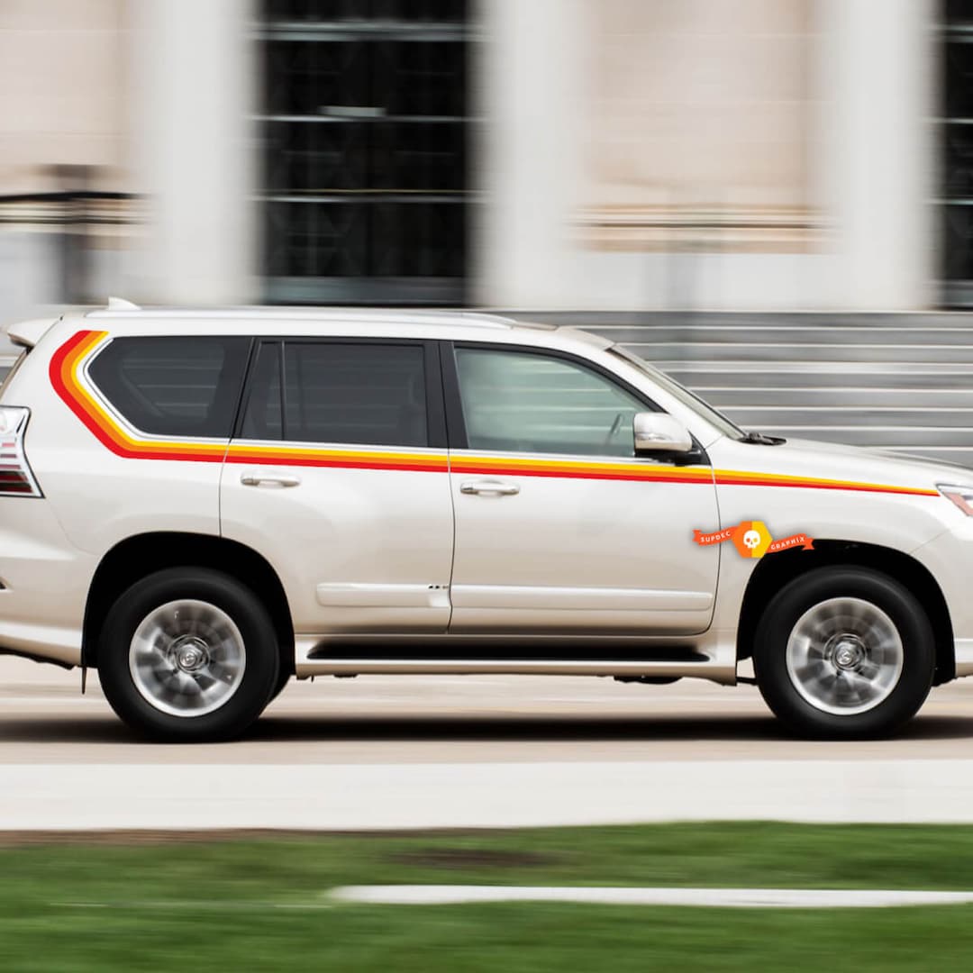 Retro Stripes Side Decal Graphics 4runner 40th Anniversary Style for ...