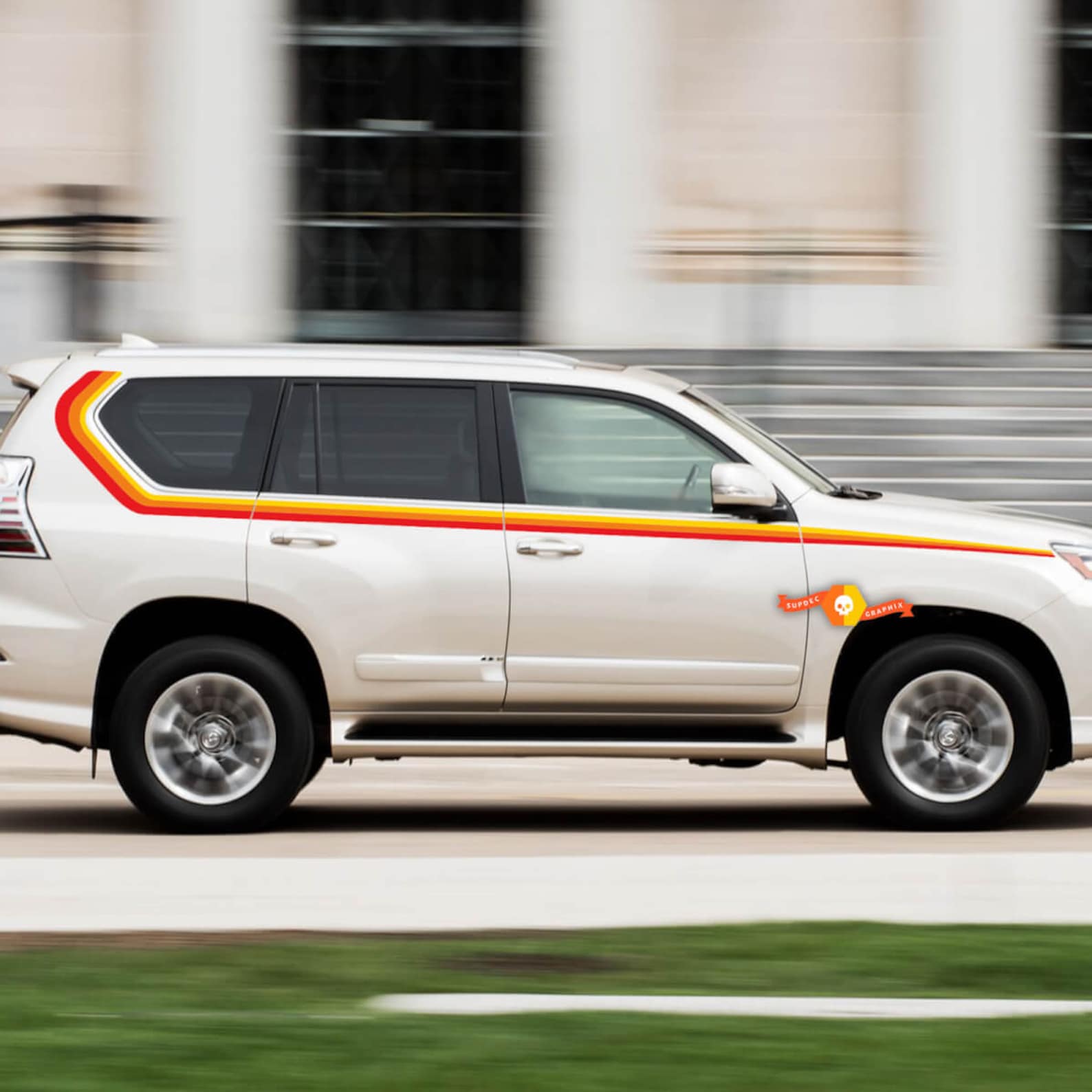 Retro Stripes Side Decal Graphics 4runner 40th Anniversary Style for ...