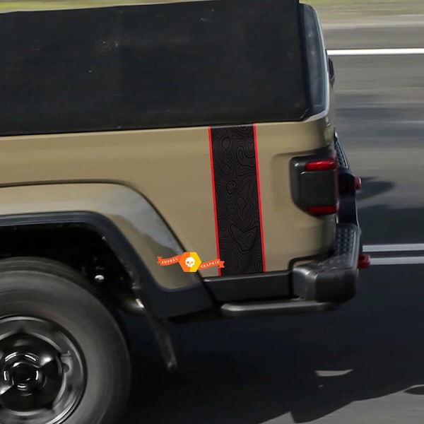 Topo Map Vinyl Wrap - Etsy