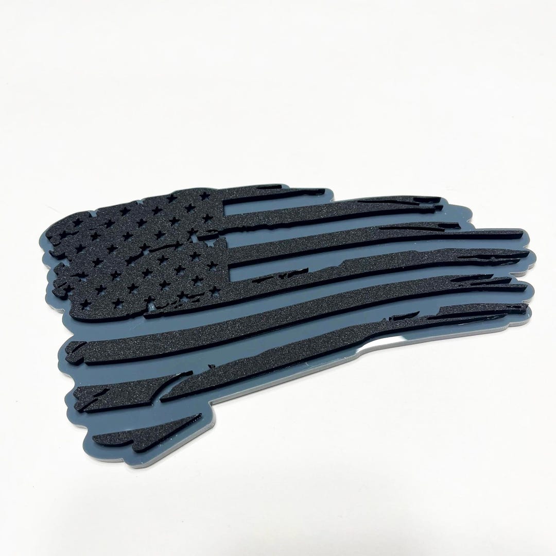 Distressed Flag US Patriotic Fender Badges Tailgate Emblem 3D Badge - Etsy
