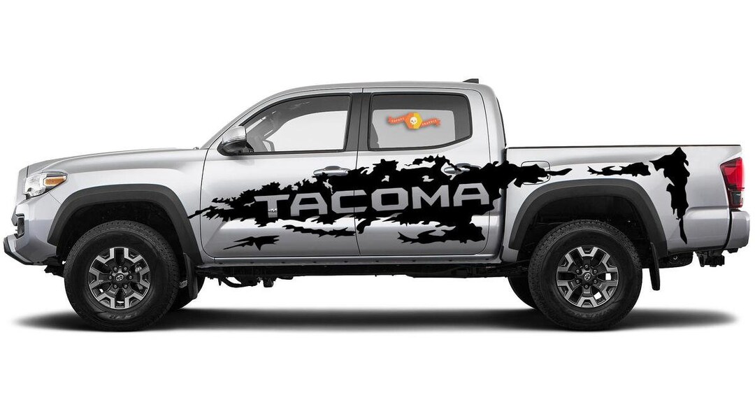 2 Side Tacoma 2016-2019 Side Graphics Decal Sticker - Etsy
