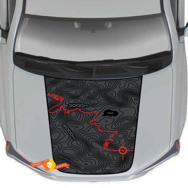 Topographic Map Vinyl Wrap - Etsy