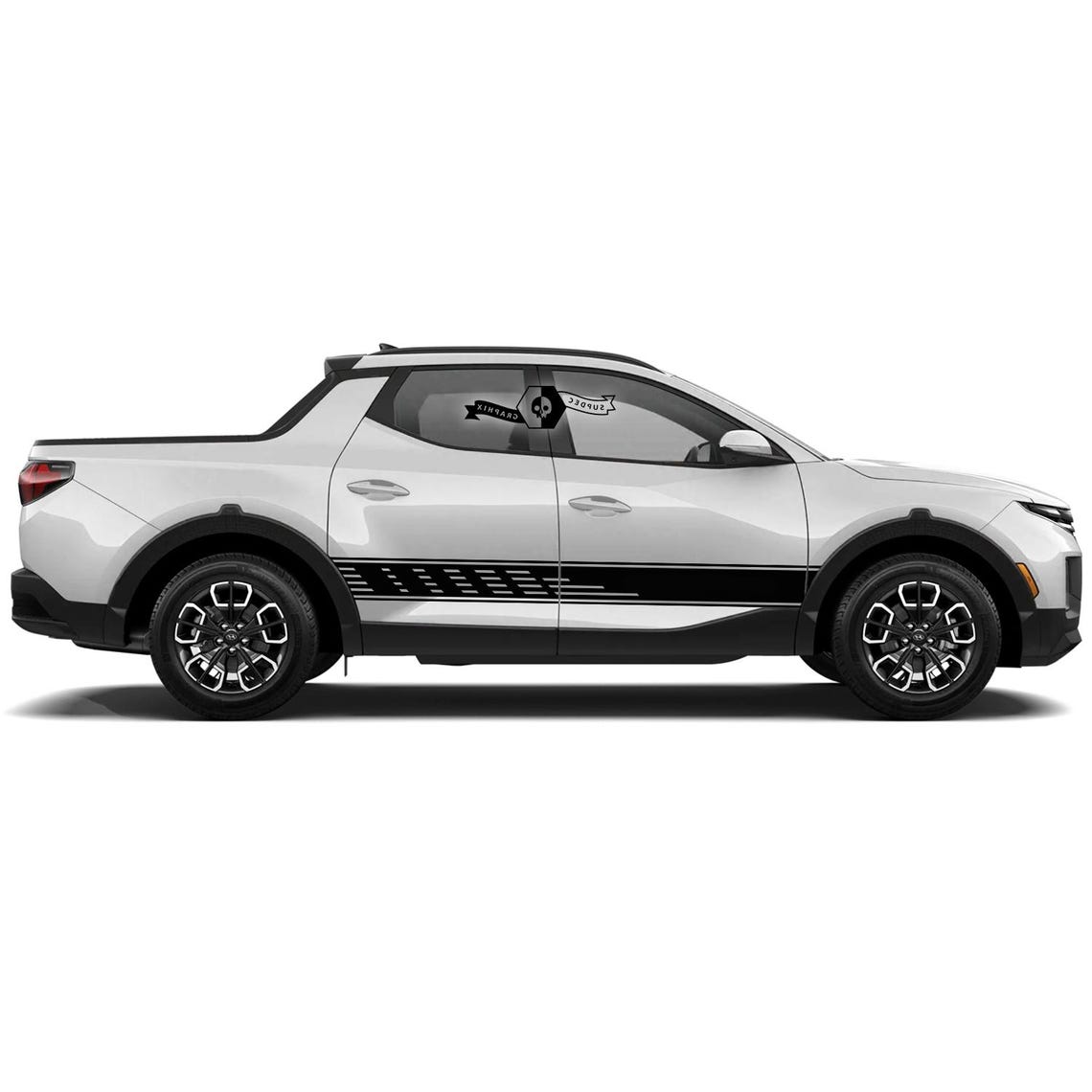 New Pair Side Doors Rocker Panel Vinyl Stickers Decal Graphic Kit for ...