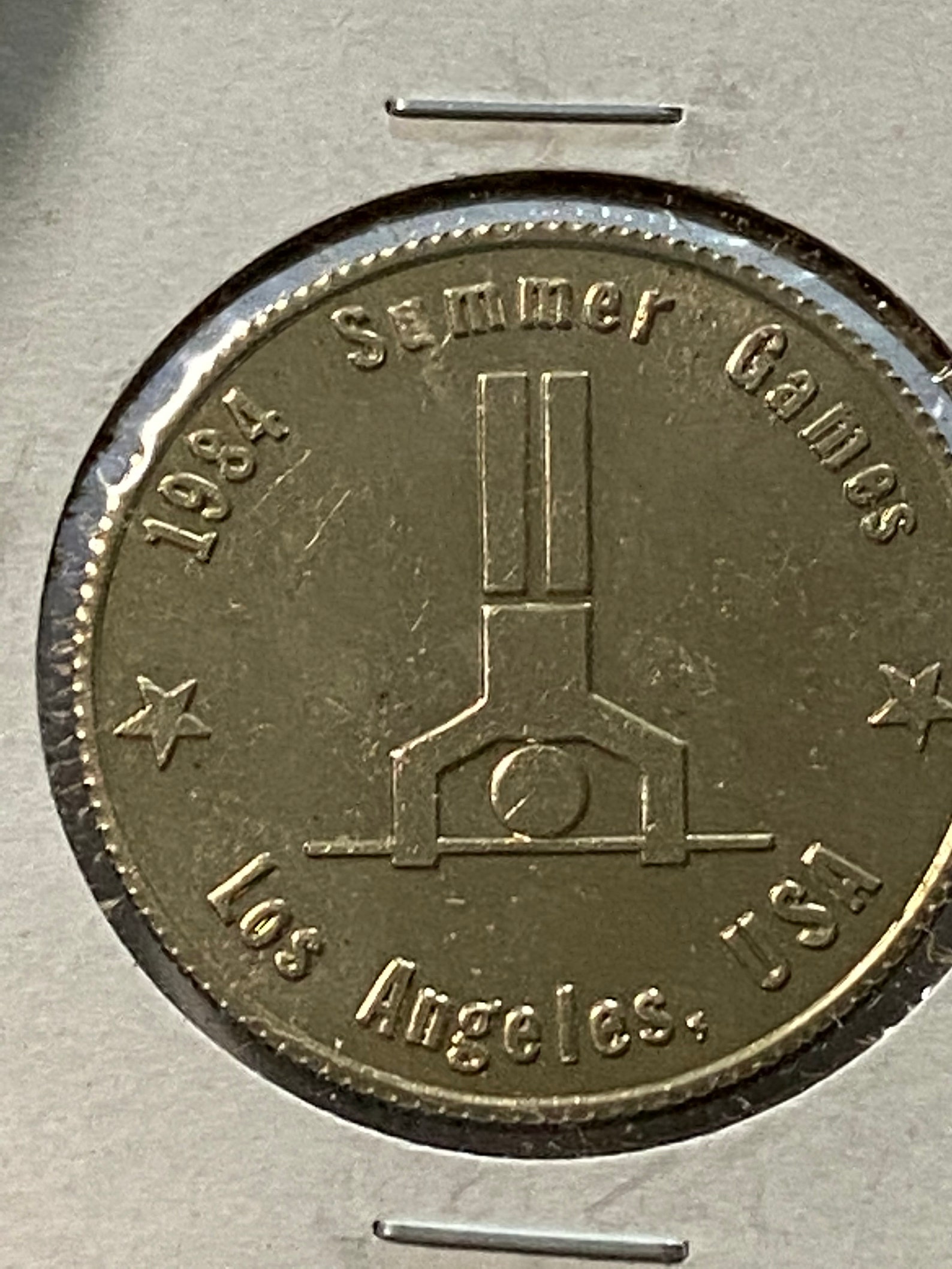 Token Coin 1984 Summer Olympic Games Los Angeles Usa and 1984 ...