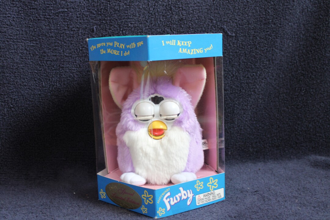 1998 Furby Special Limited Edition Spring Time Lavender White S2-7 - Etsy