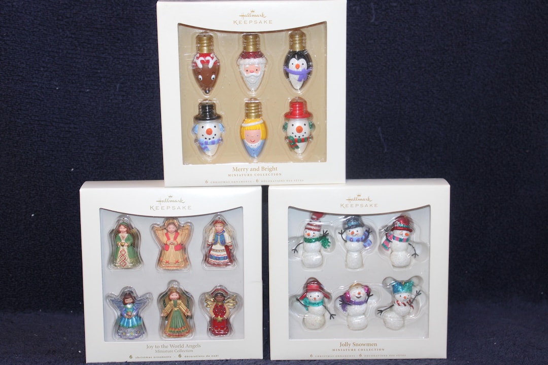 Choice : Hallmark Keepsake Joy to the World Angels Miniature Collection ...