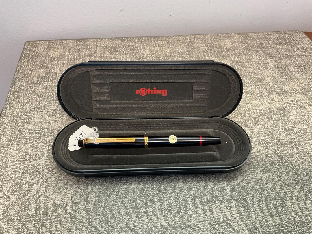 Rotring Med Fountain Pen W/original Case and Sleeve P-707 - Etsy