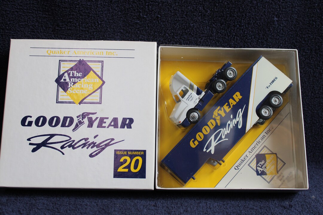 Winross American Racing Scene #20 Goodyear Diecast Tractor Trailer S7-8 ...