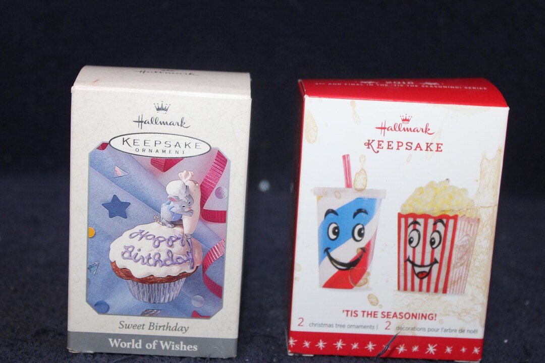 Choice :hallmark Sweet Birthday World of Wishes Cupcake Keepsake ...