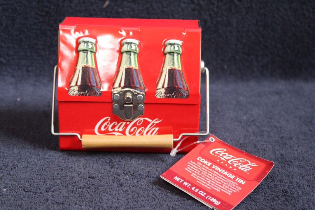 Coca Cola Mini Collectable Lunchbox Style Tin With Handle DE5-9/11 - Etsy