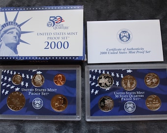 2000 Mint Proof Set - Etsy