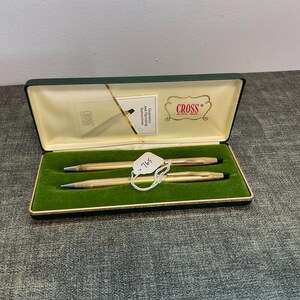 Vintage CROSS 10K Gold Filled Pen & Pencil Set P4-765 - Etsy