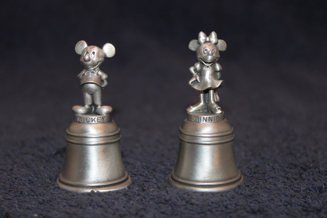 Choice: Schmid Pewter Disney Bell With Mickey Mouse OR Schmid Pewter ...