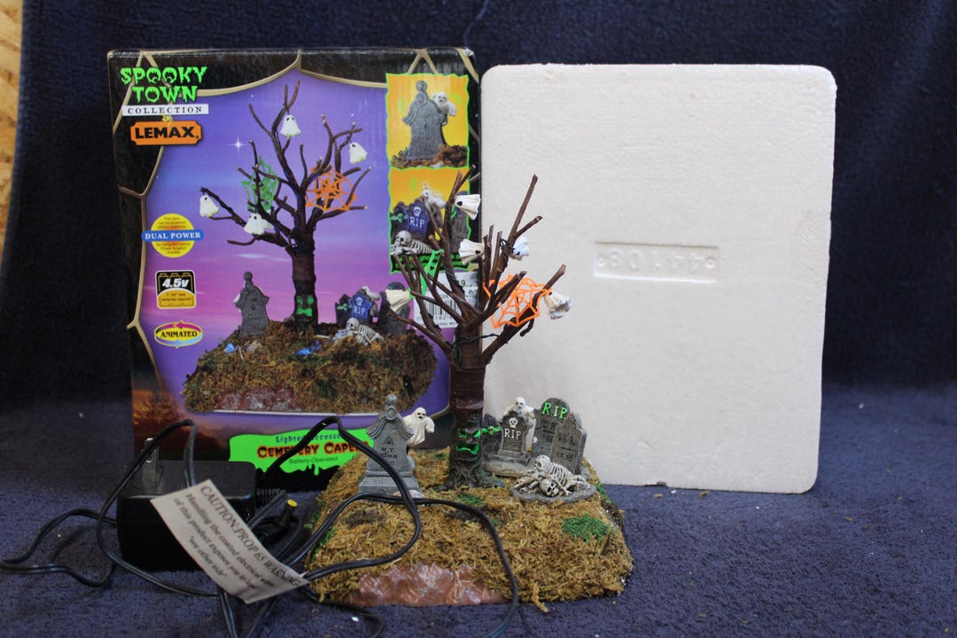 Lemax Spooky Town Village Cemetery Capers Lighted Accessory #1 - Etsy