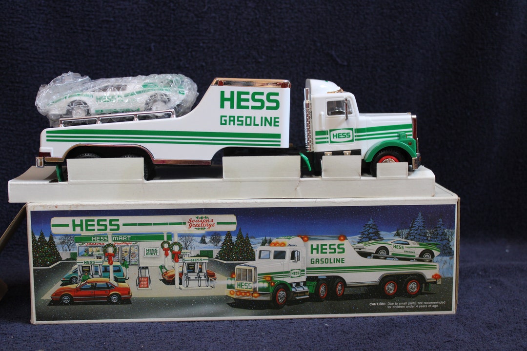 Vintage 1991 HESS Toy Truck and Racer M#14-13/14 - Etsy