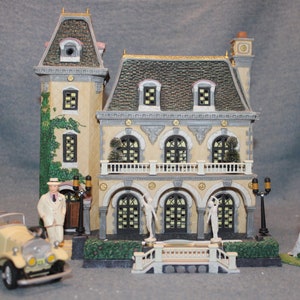 Read**** Department 56 the Great Gatsby West Egg Mansion Literary ...