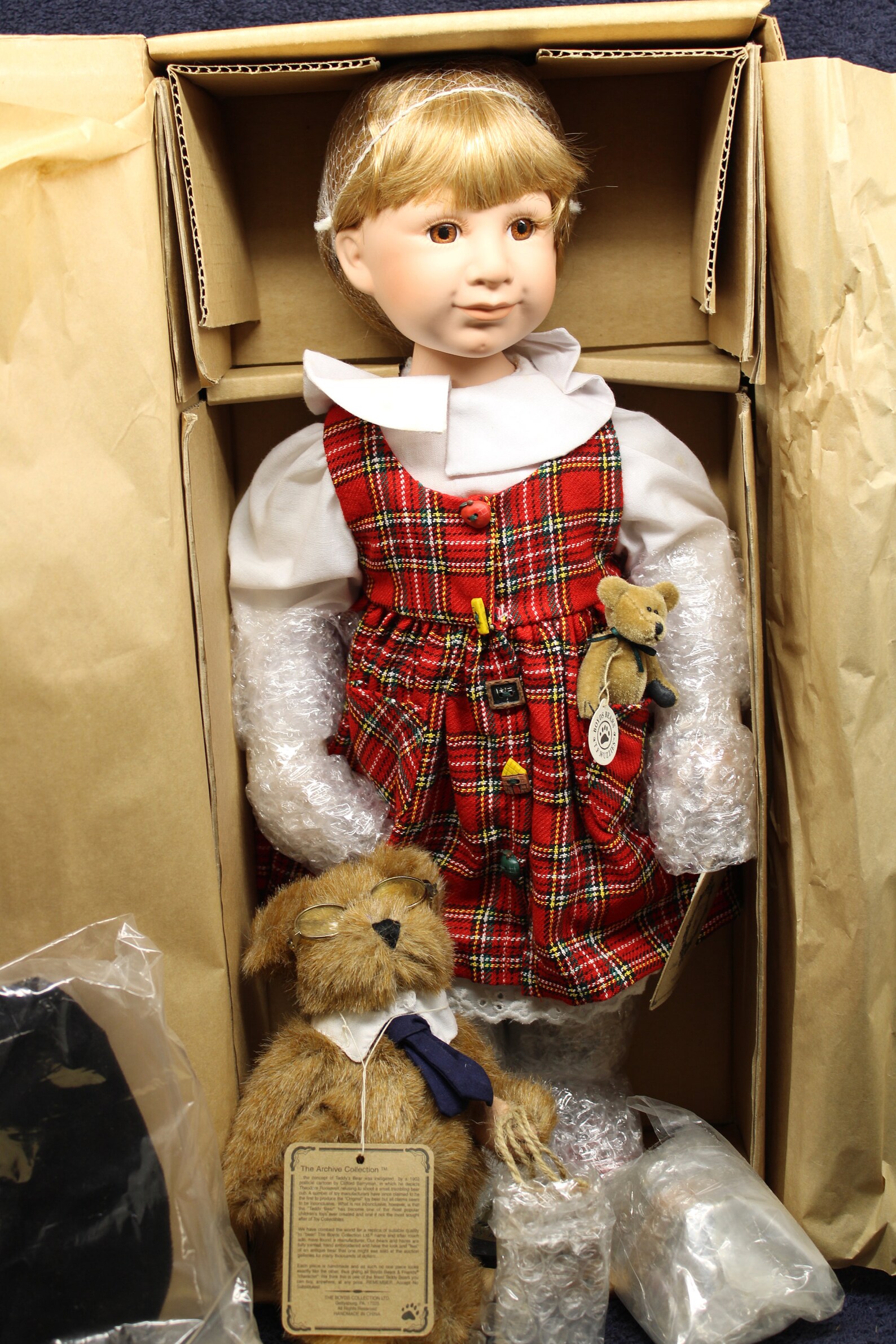 2000 Boyds Bear Yesterdays Child Christa Harvey Back to School | Etsy