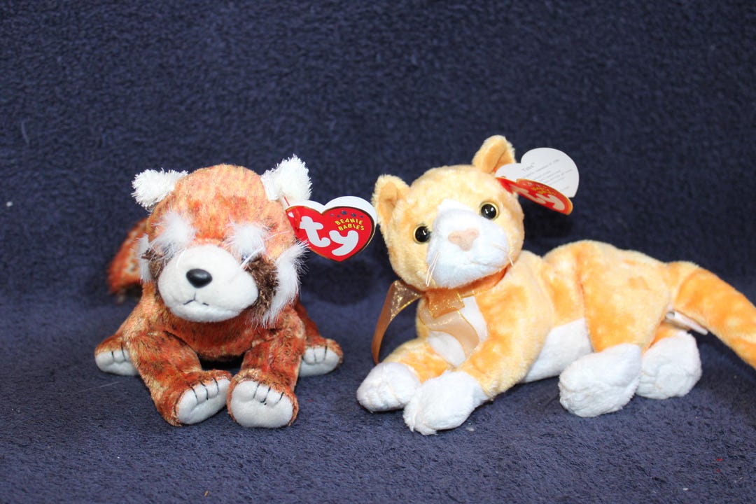 Choice: TY Beanie Baby - RUSTY the Red Panda Stuffed Animal Toy OR Ty ...