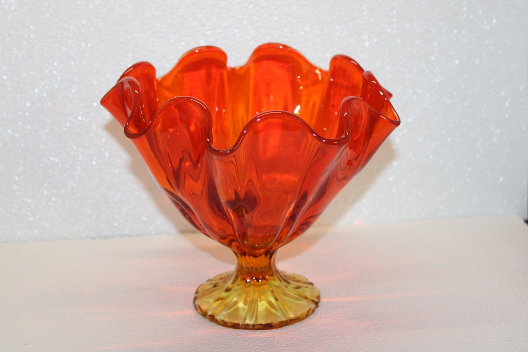 L.E. Smith Glass Compote , (simplicity Pattern) G-1 #2 - Etsy