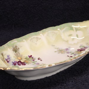 Vintage Victorian Style Stinthal Hand Painted Porcelain Oval Dish ...