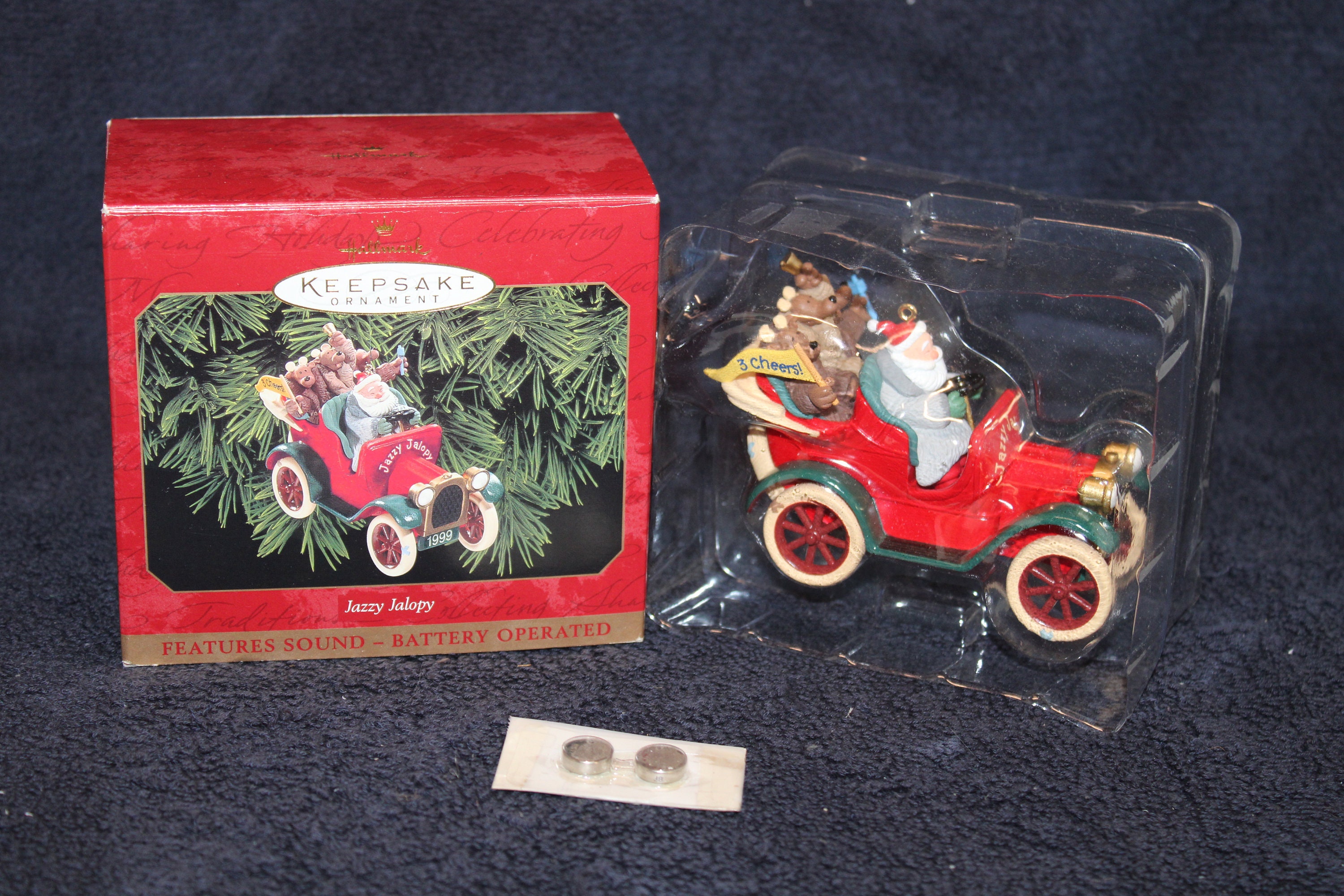 Choice: Hallmark Keepsake Ornament 2001 Snoozing Santa Wind up Animated ...