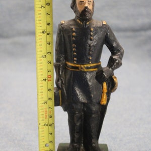 Antique Ulysses S Grant Civil War Cast Iron Statue/doorstop/bookend MM2 ...