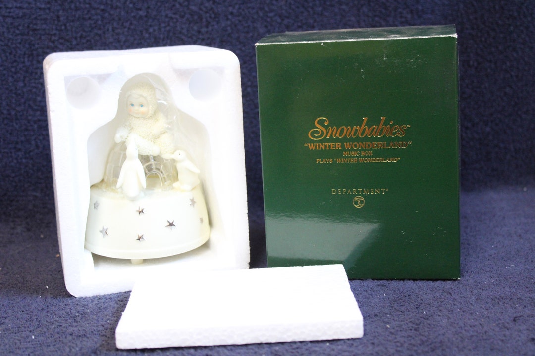 Dept 56 Snowbabies Penguin Igloo Music Box "winter Wonderland" Box L#19 ...