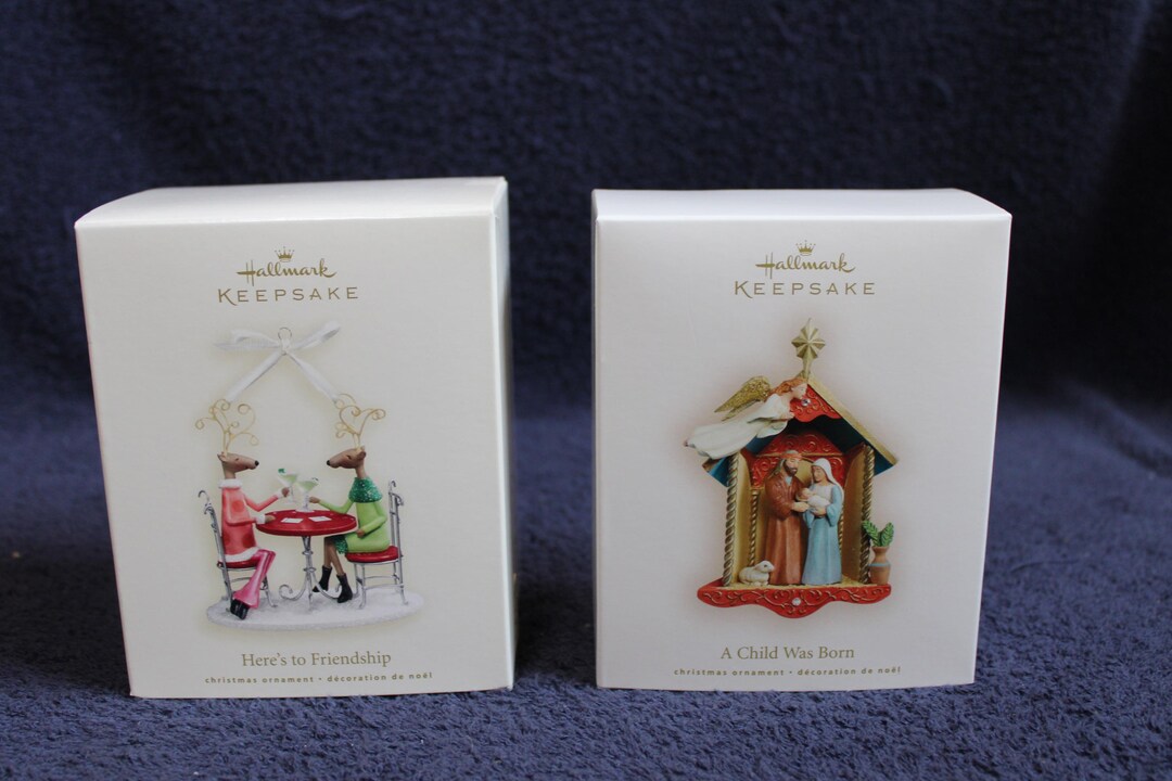 Choice: Hallmark Keepsake Ornament Here's to Friendship OR Hallmark ...