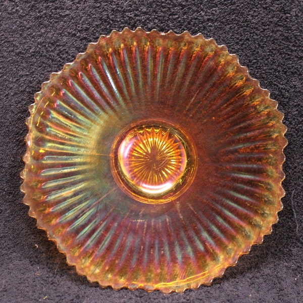 Carnival Glass Plate - Etsy