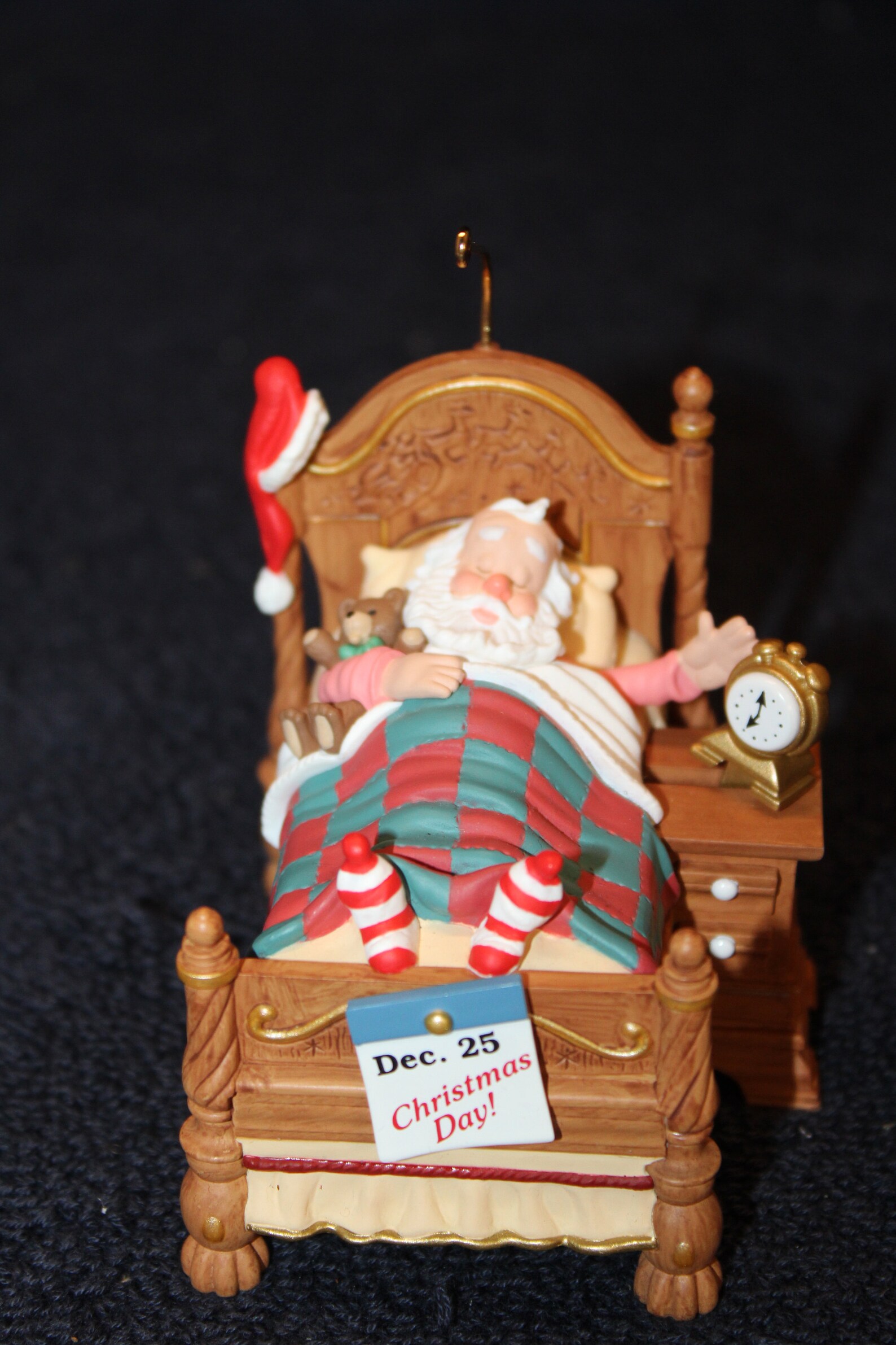 Choice: Hallmark Keepsake Ornament 2001 Snoozing Santa Wind up Animated ...