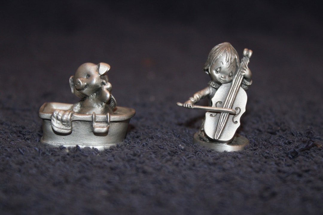 Choice: Vintage Hallmark Little Gallery Pewter Miniature Pig OR ...