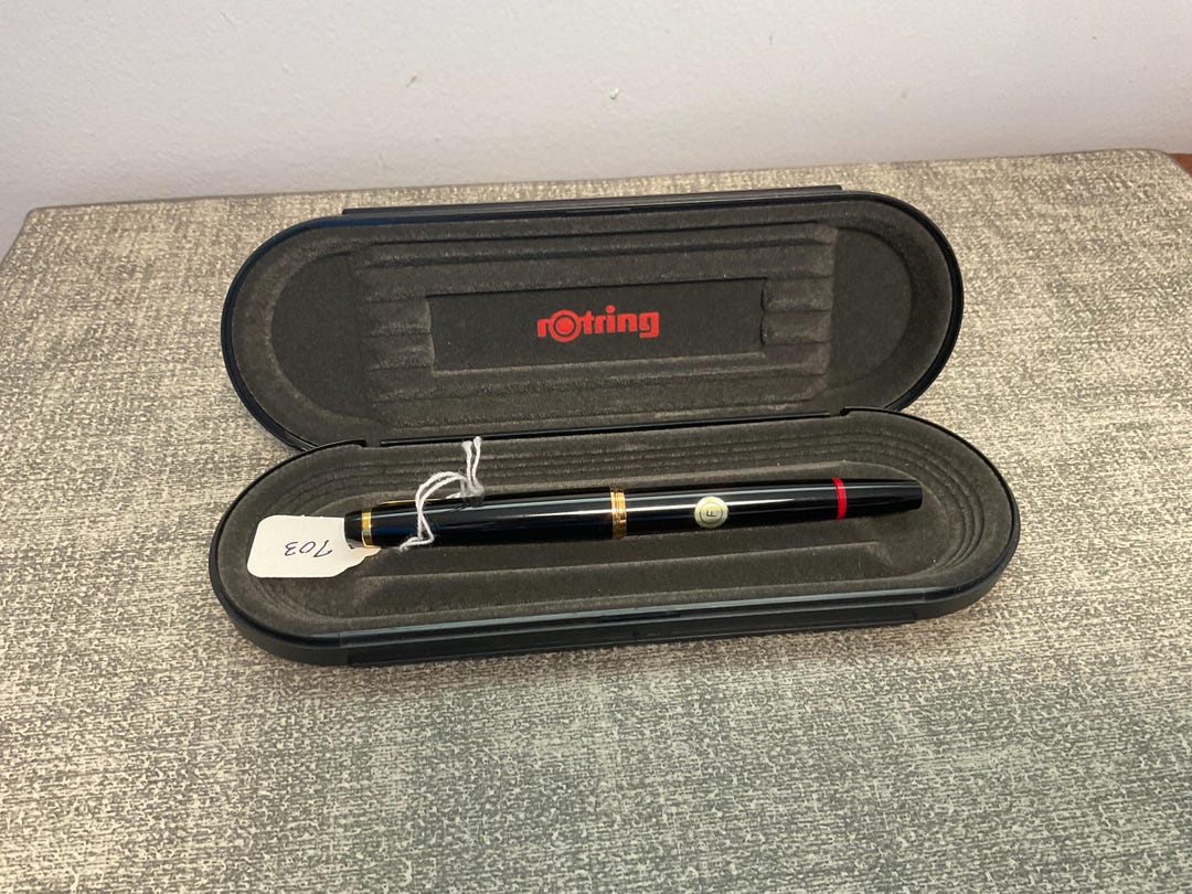 Rotring Fountain Pen Fine W/original Case and Sleeve P3-703 - Etsy