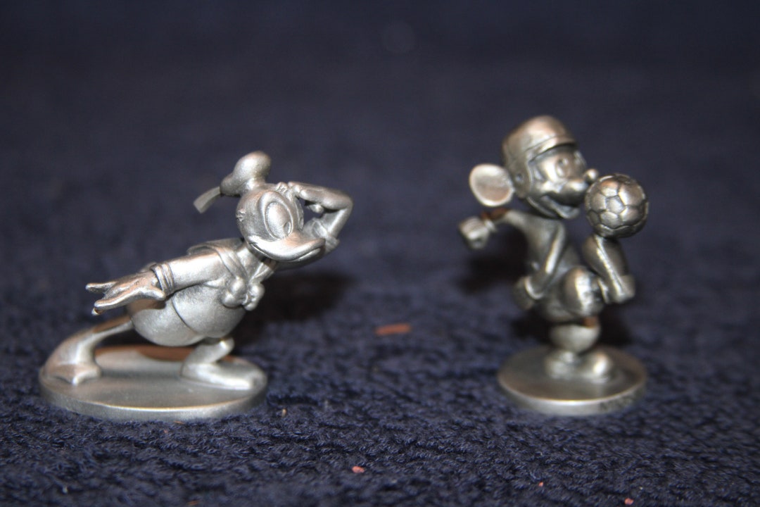 Choice : Vintage Schmid Fine Pewter Walt Disney Mickey Mouse Soccer ...